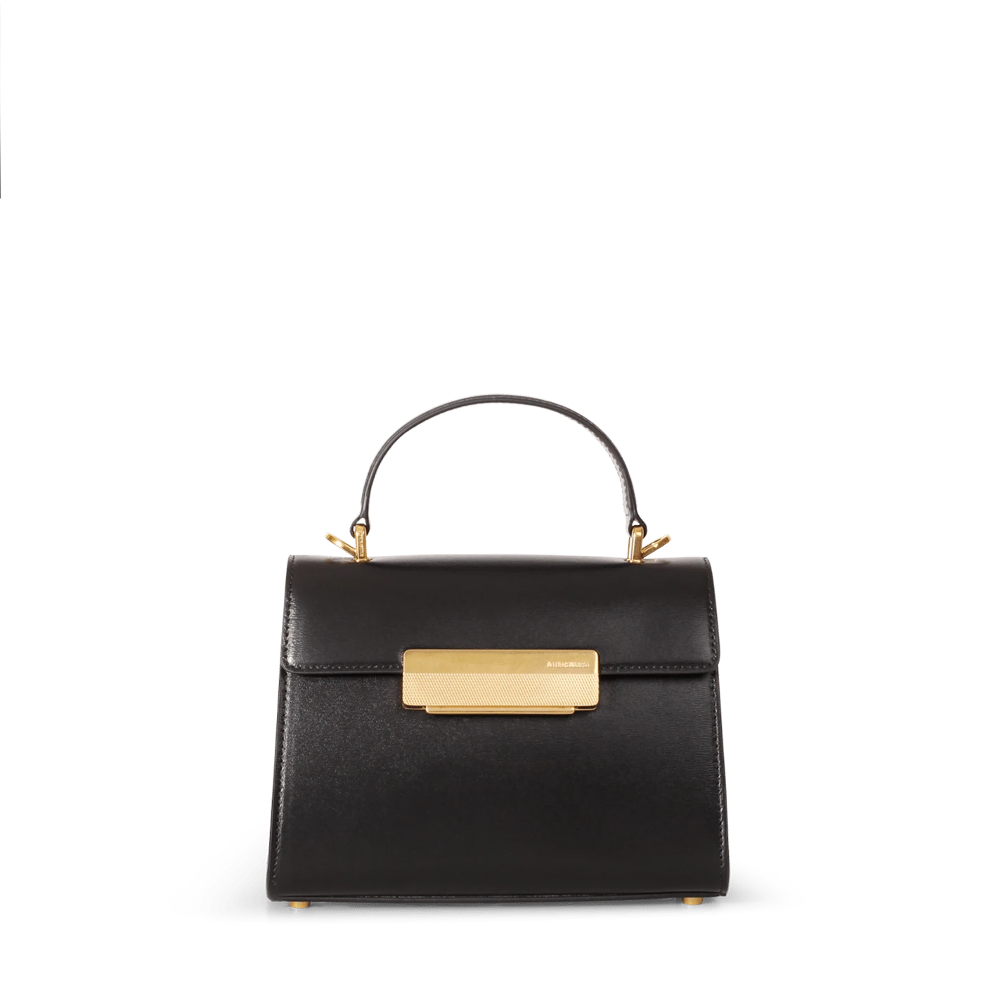 Mini Capucine Gold Edition - Black Box Leather – Ateliers Auguste