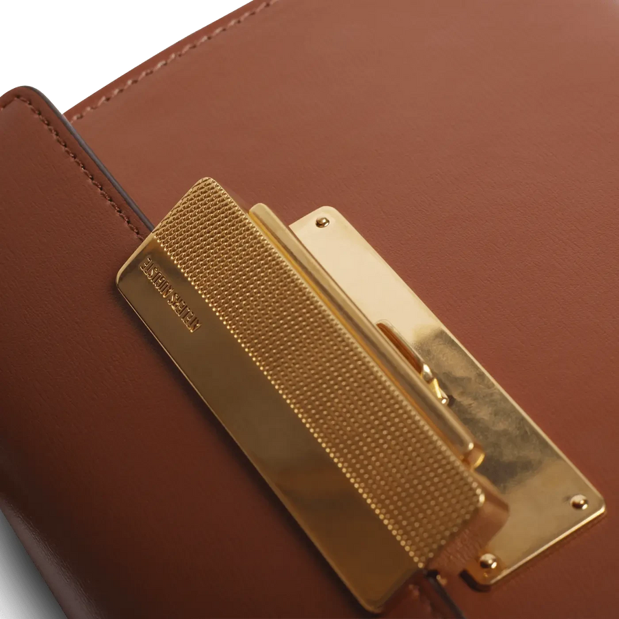 Capucine Gold Edition - Tan Box Leather – Ateliers Auguste