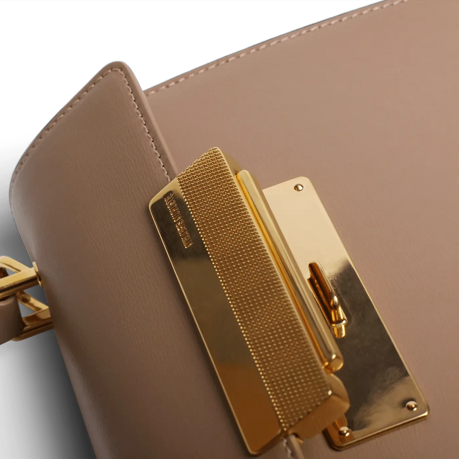 Capucine Gold Edition - Taupe Box Leather – Ateliers Auguste