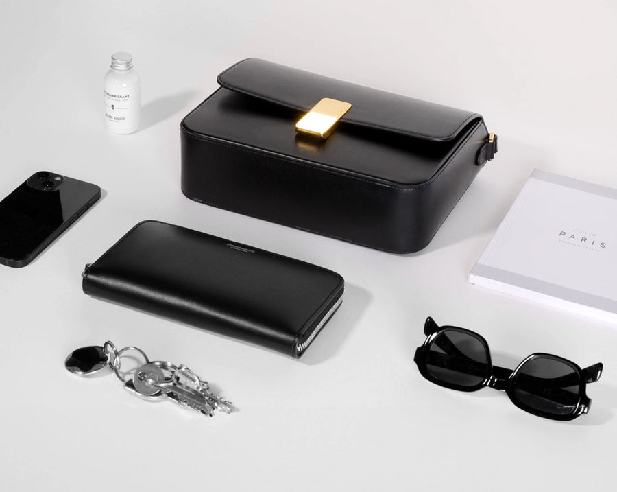 Monceau Silver Edition - Green Forest Box Leather – Ateliers Auguste